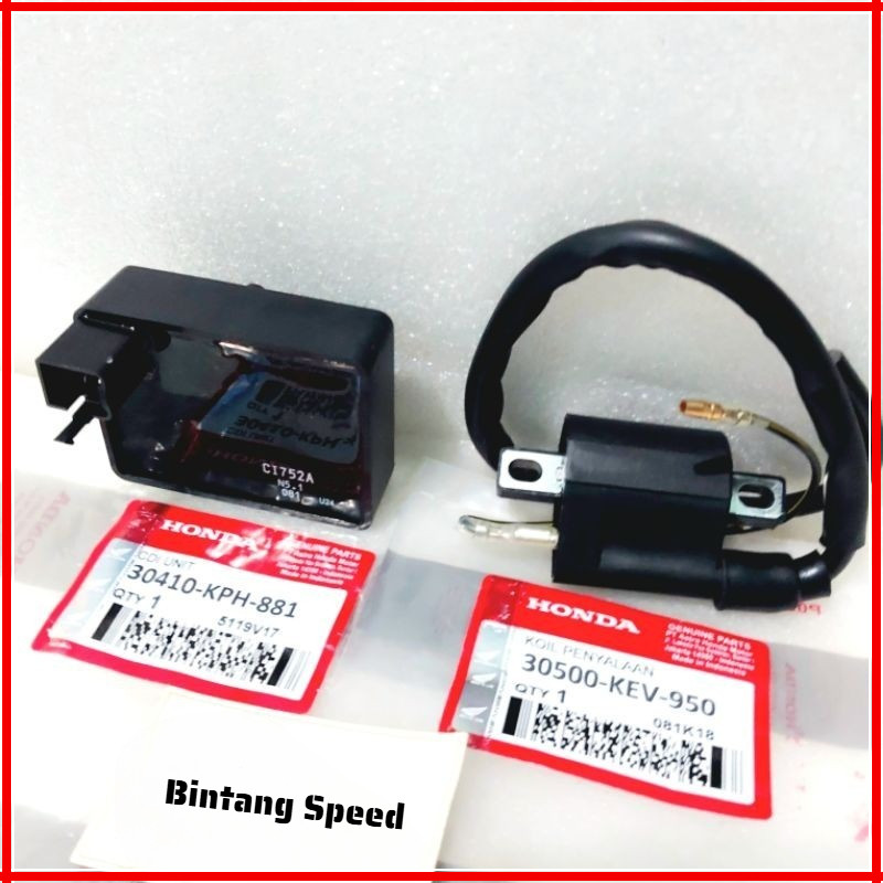 Jual ORIGINAL HONDA PAKET CDI + KOIL SUPRA X 125 KHRISMA KIRANA KPH ...