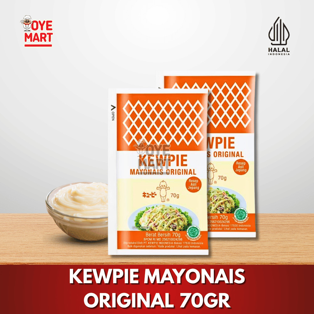 Jual KEWPIE MAYONAIS ORIGINAL 70GR/KEWPIE MAYO/MAYONAIS | Shopee Indonesia