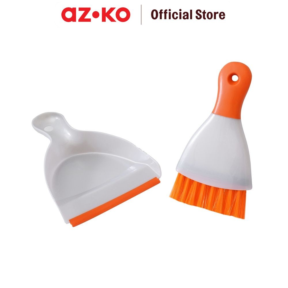 Jual AZKO Sapu Dan Pengki Mini - Oranye Abu Abu Floor Cleaner Set Sapu ...