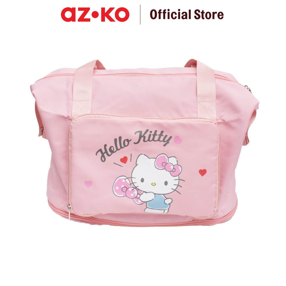 Jual AZKO Hello Kitty Tas Duffle Lipat - Pink | Shopee Indonesia