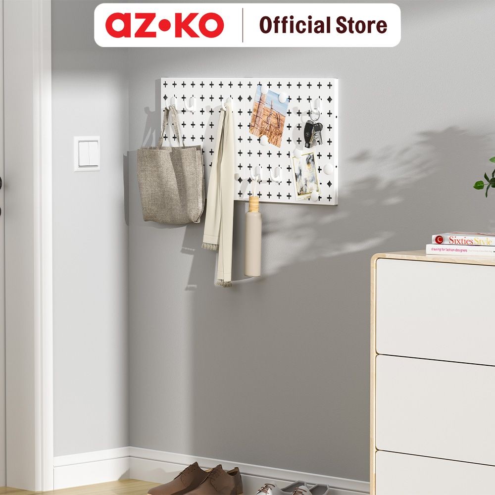 Jual AZKO Stora Papan Pegboard Metal / Metal & Wire Set Pegboard ...