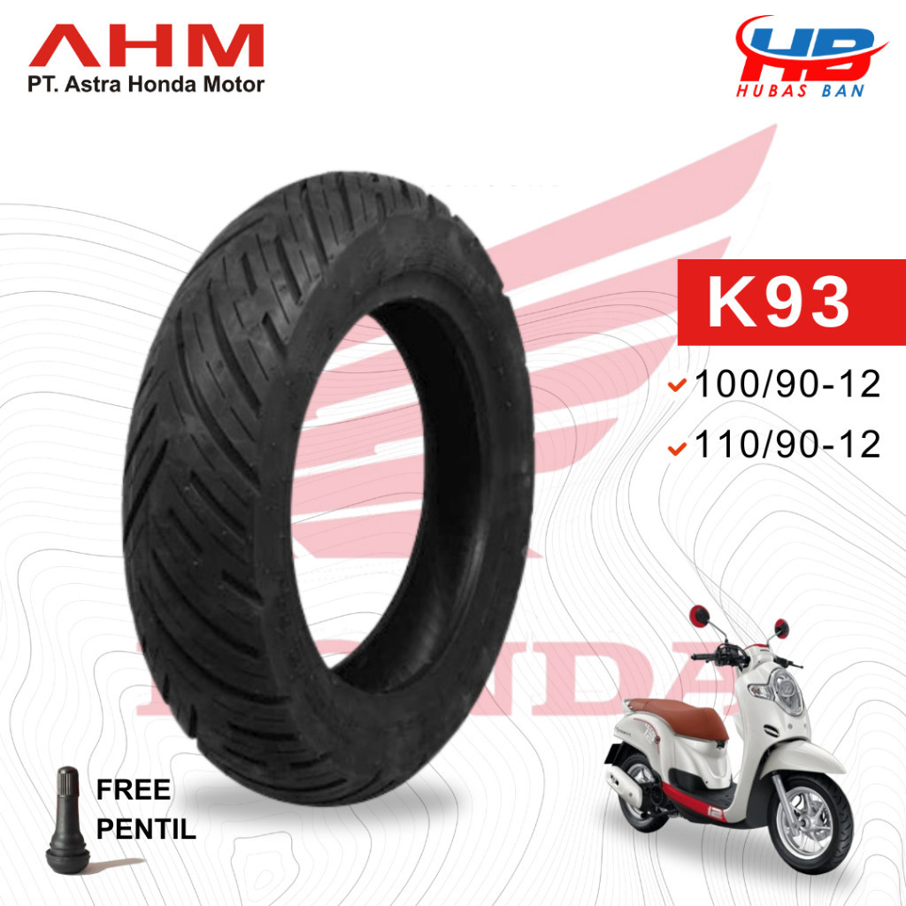 Jual Ban Motor Scoopy Ring 12 Federal 100/90 110/90 Ban Tubles Honda ...