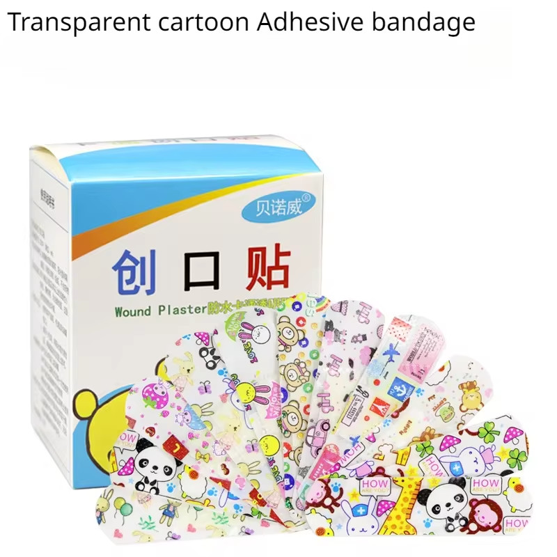 Jual Cartoon Animal Pattern Waterproof Hemostasis Kids Band Aid ...