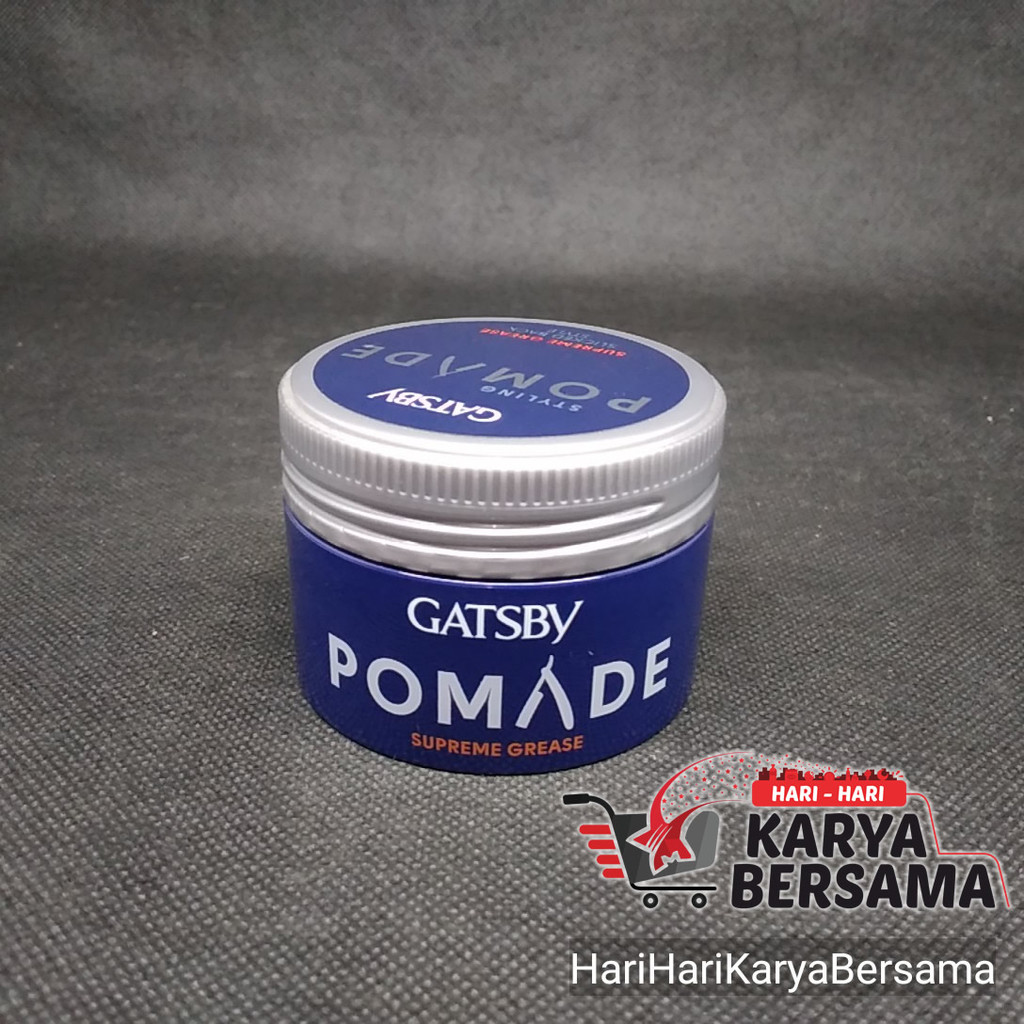 Jual MINYAK RAMBUT GATSBY STYLING POMADE SUPREME GREASE 80GR | Shopee ...