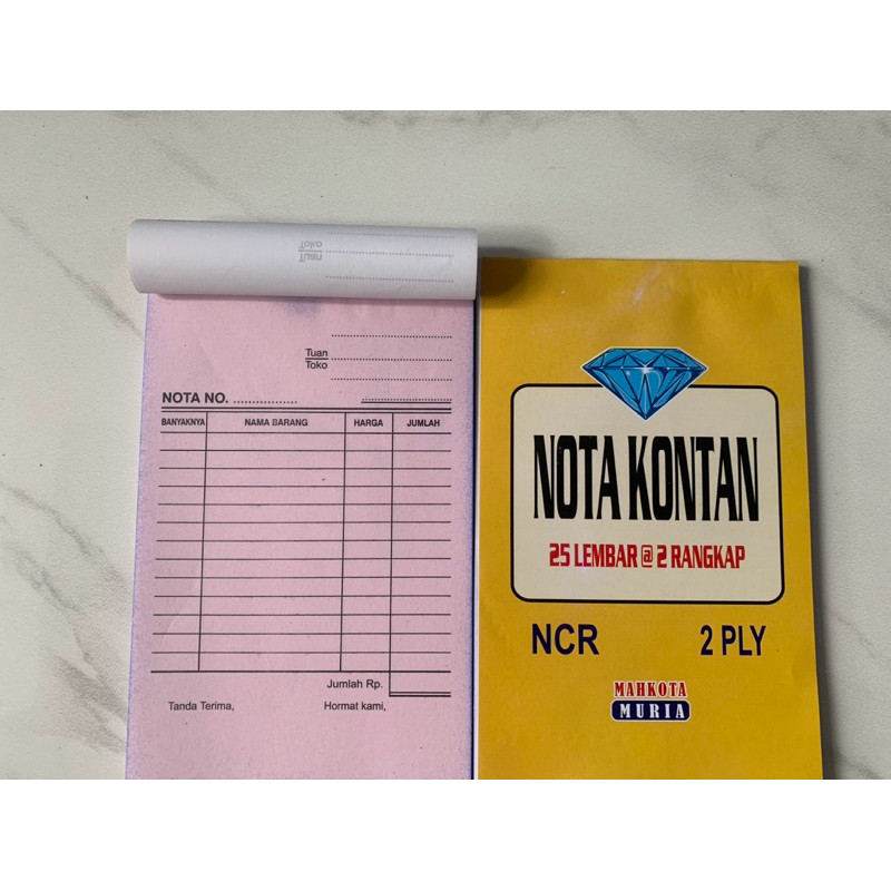 Jual NOTA 2 PLY, NOTA NCR, NOTA KECIL | Shopee Indonesia