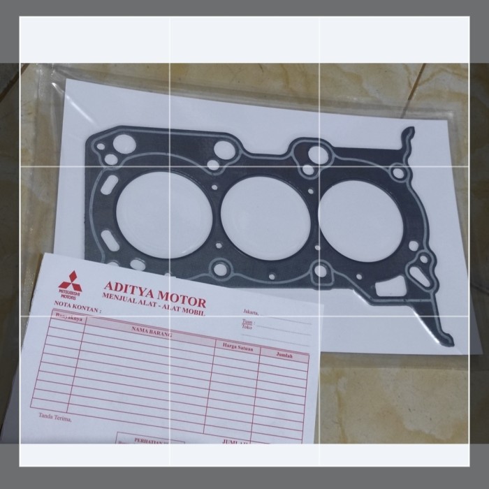 Jual paking cylinder head kop deksel mirage 2012-2020 bahan asbes klingrit | Shopee Indonesia