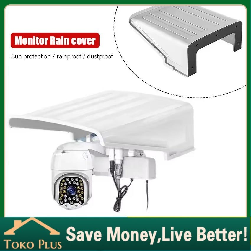 Jual Cover Pelindung CCTV Outdoor Waterproof Atap Camera CCTV Bahan ABS ...