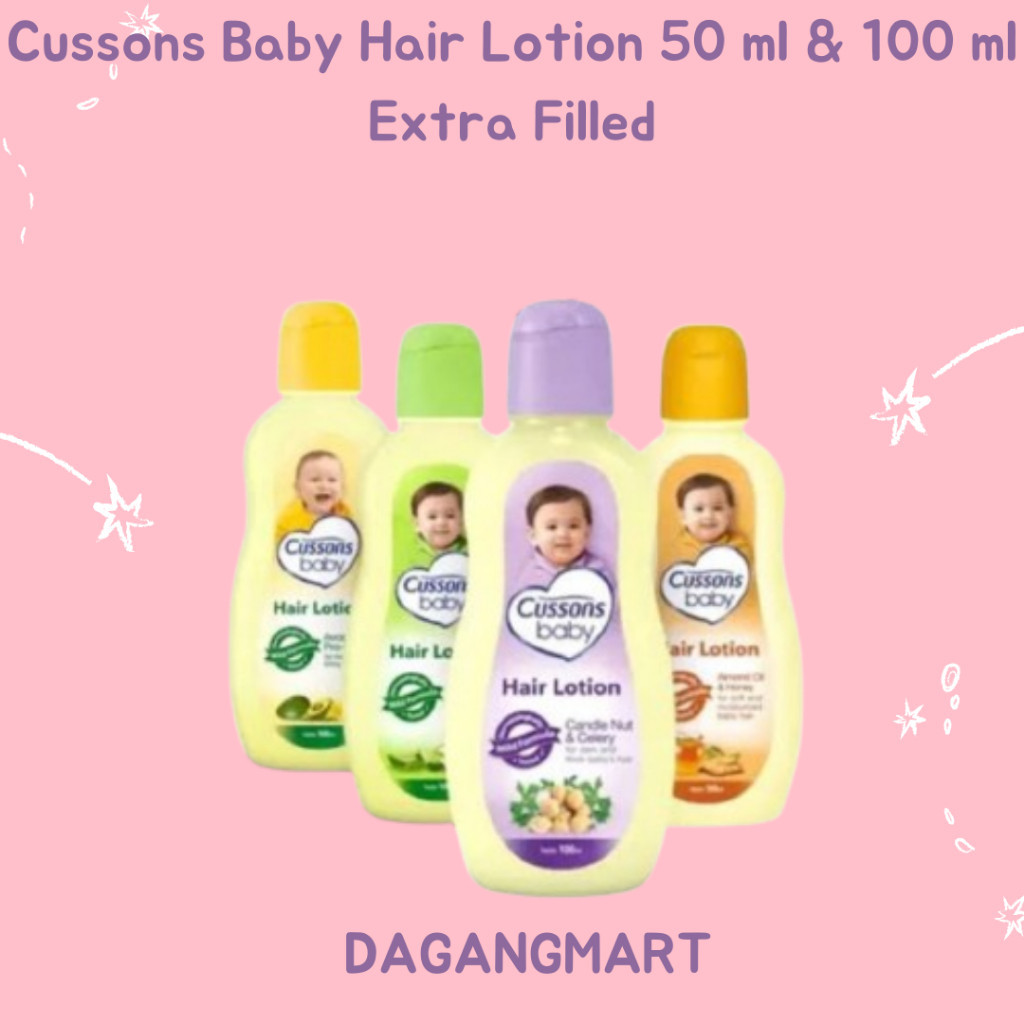 Jual Cussons Baby Hair Lotion 50 ml & 100 ml Extra Filled / Minyak ...