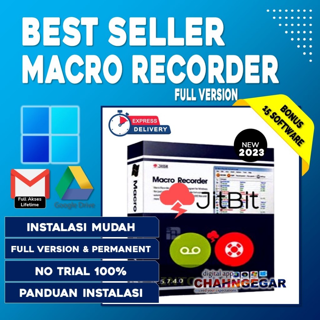 Jual Jitbit Macro Recorder Pro 2023 Full Lisensi Lifetime Software Perekam macro | Shopee Indonesia