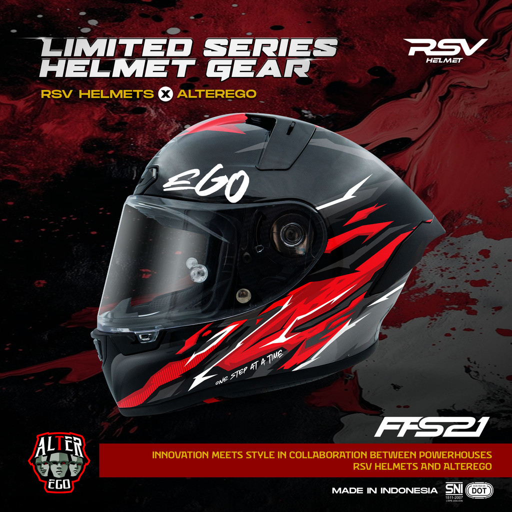Jual HELM RSV FFS21 CUSTOM MPL ALTER EGO | Shopee Indonesia