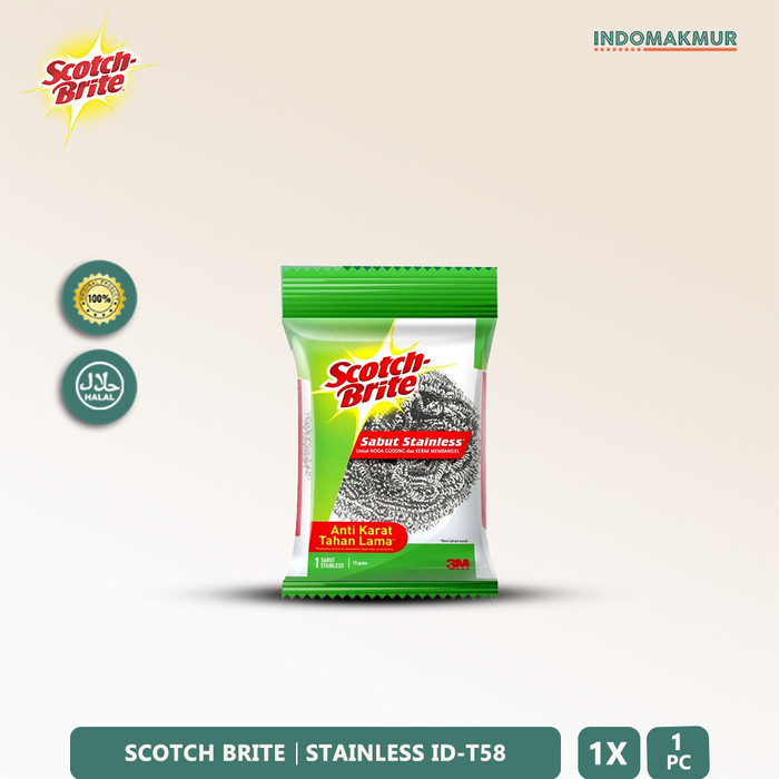 Jual Sabut Stainless Scotch Brite - Pencuci Piring | Shopee Indonesia