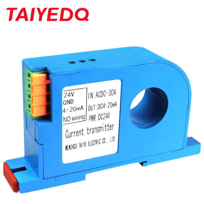 Jual Din Rail Type Perforated Current Sensor 0-10V 4-20mA Ampere ...