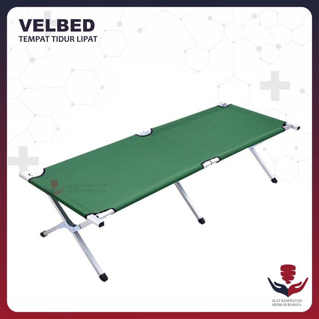 Jual Velbed Besi Holow Folding Bed Tempat Tidur Camping Ranjang Tidur ...