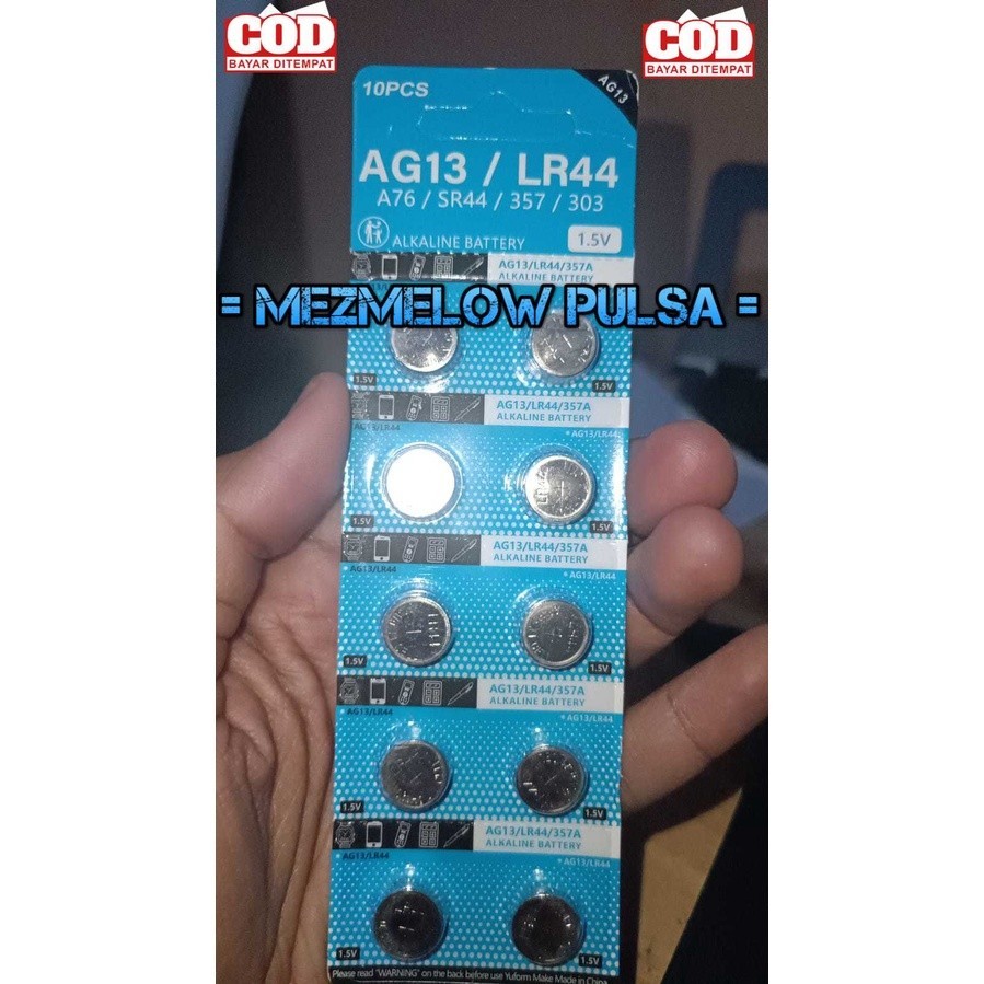 Jual BATRE JAM BATERAI JAM TANGAN BATERAI KANCING MINI AG13 LR44 AG13 ...