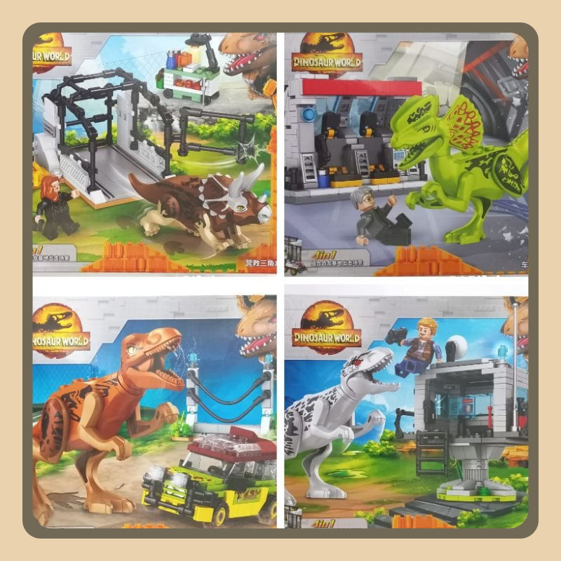 Jual Mainan Edukasi Bricks Dinosaurus Tyrannosaurus Rex - Trex ...