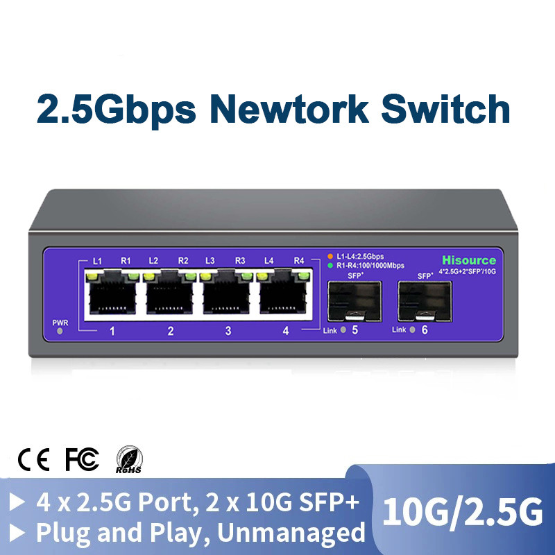 Jual EU Plug 4-Port Multi-Gigabit 2.5Gbps Unmanaged Plug and Play ...