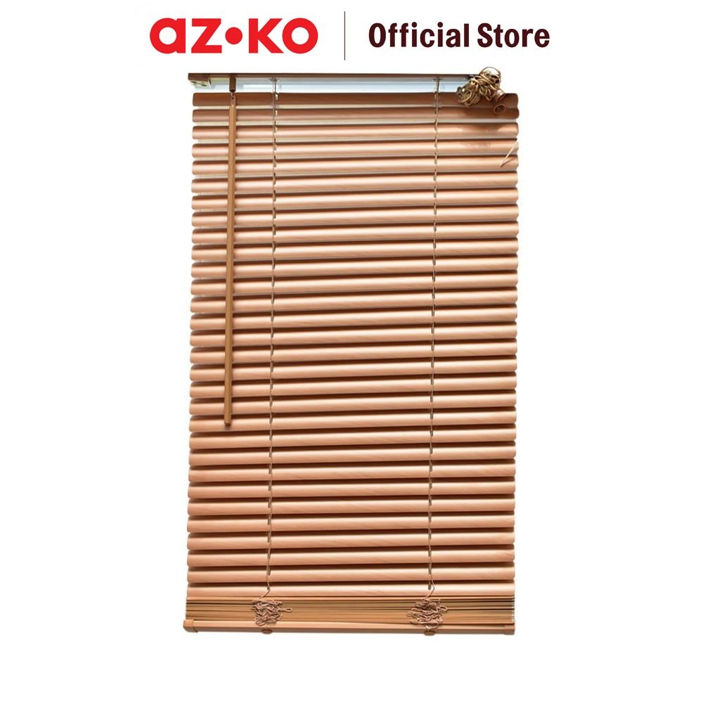 Jual AZKO Forhom 120x220 cm Venetian Blinds 25 Mm - Cokelat Dekorasi ...