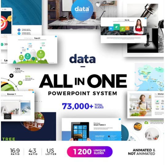 Jual Modern Data Presentation PowerPoint Infographic Template | Shopee ...