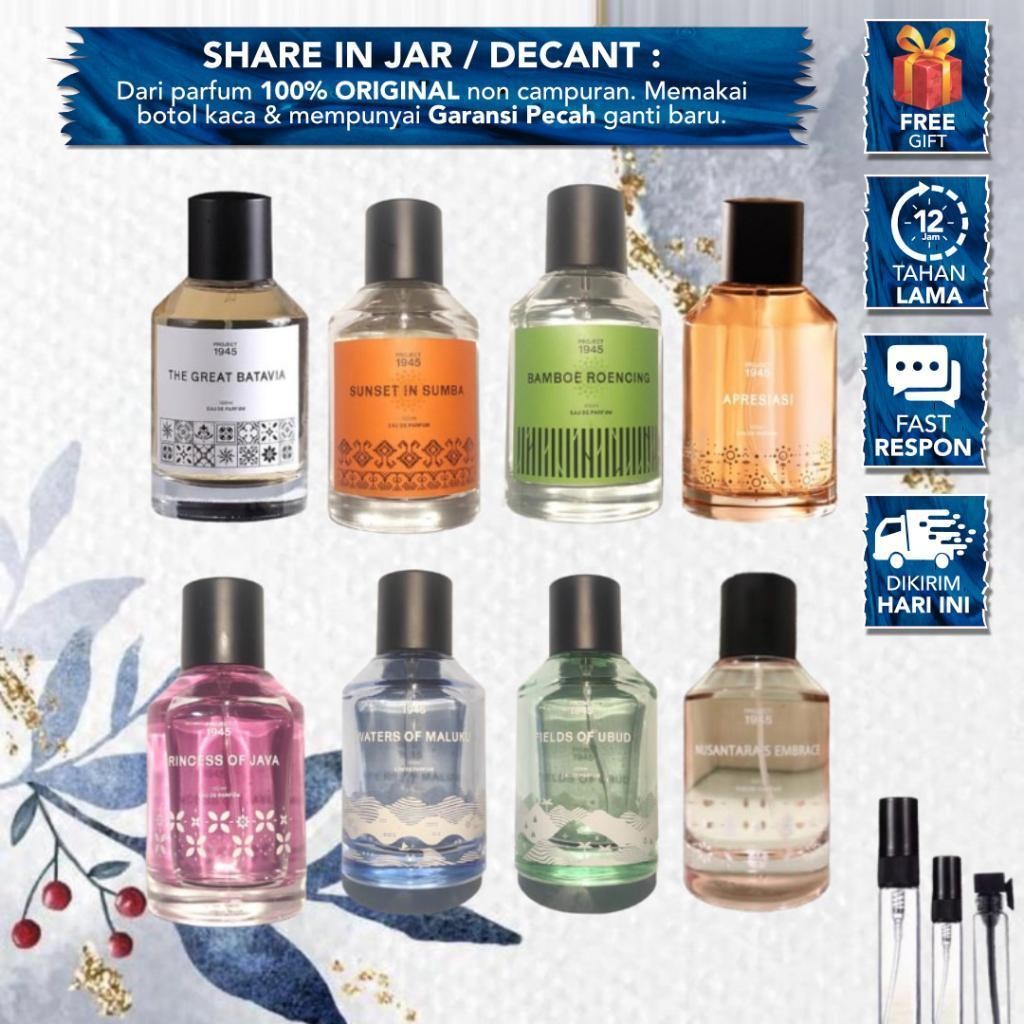 Jual PROJECT 1945 PARFUM DECANT (SHARE IN JAR) Travel Size 3/5/10ML ...
