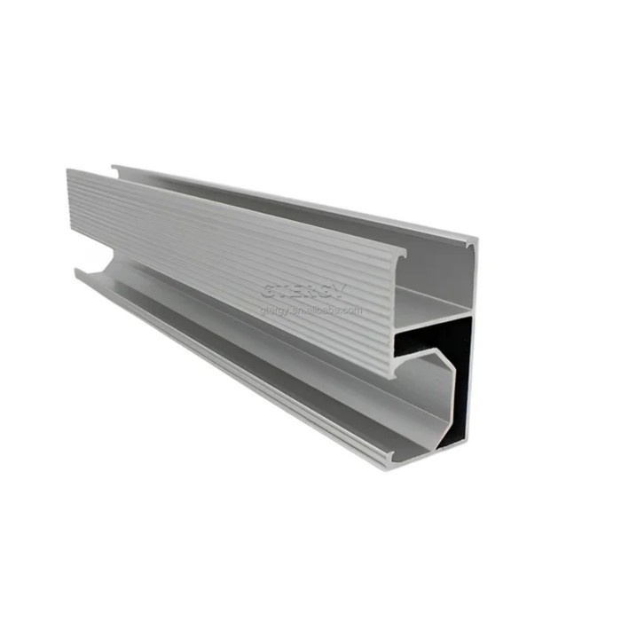 Jual Mounting Bracket Panel Surya / Solar Panel Rail Aluminium Panjang ...
