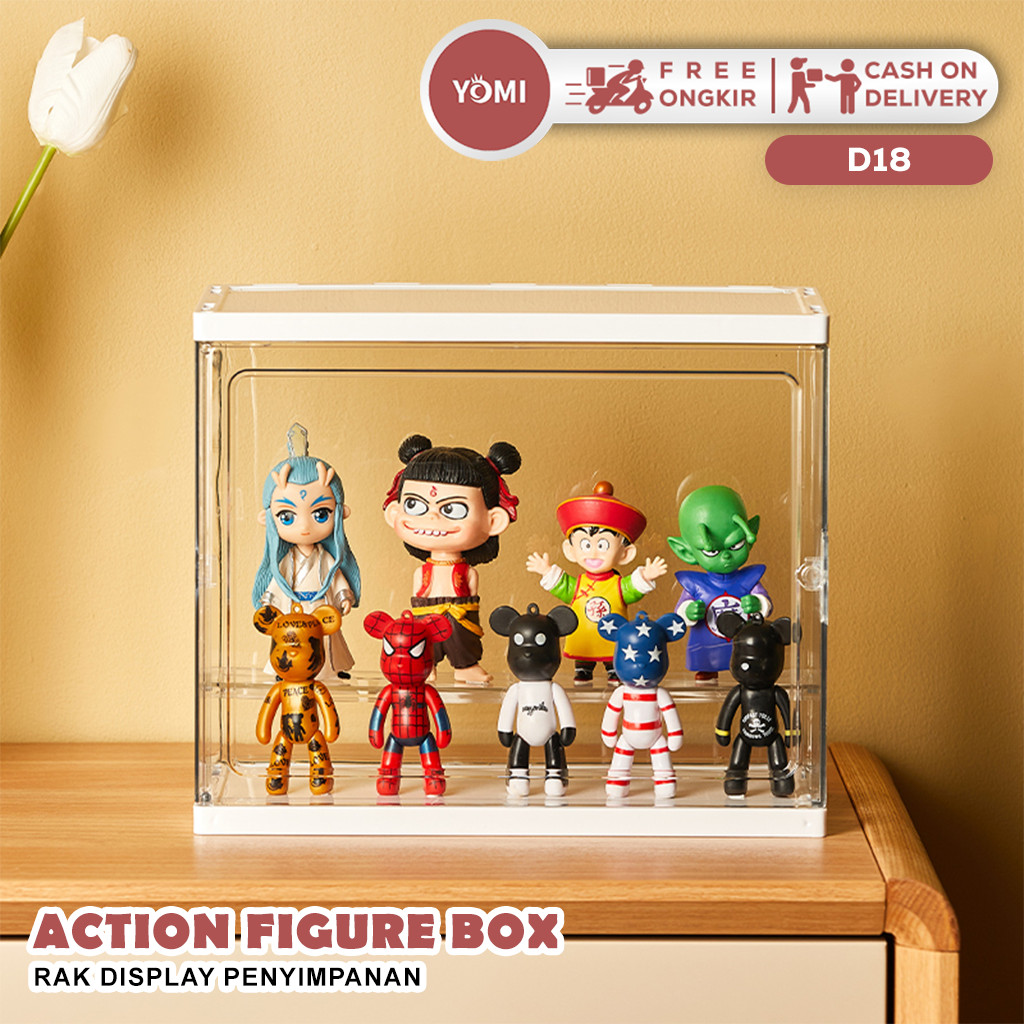 Jual YOMI Action Figure Box D18/ Display Box 1&2 Tingkat/ Blind Box ...