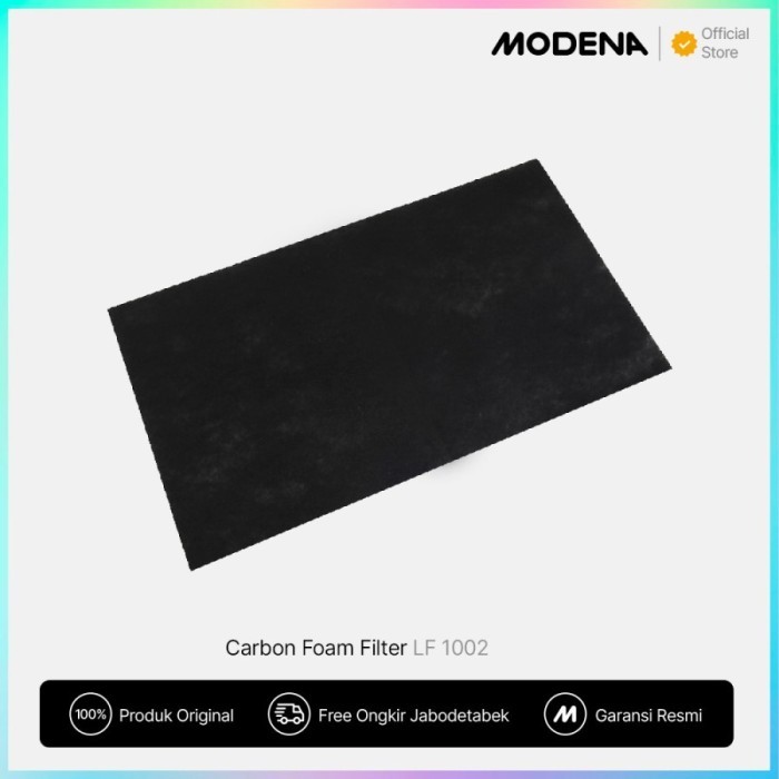 Jual MODENA CARBON FOAM FILTER Hitam Untuk Cooker Hood 60cm - LF 1002 ...