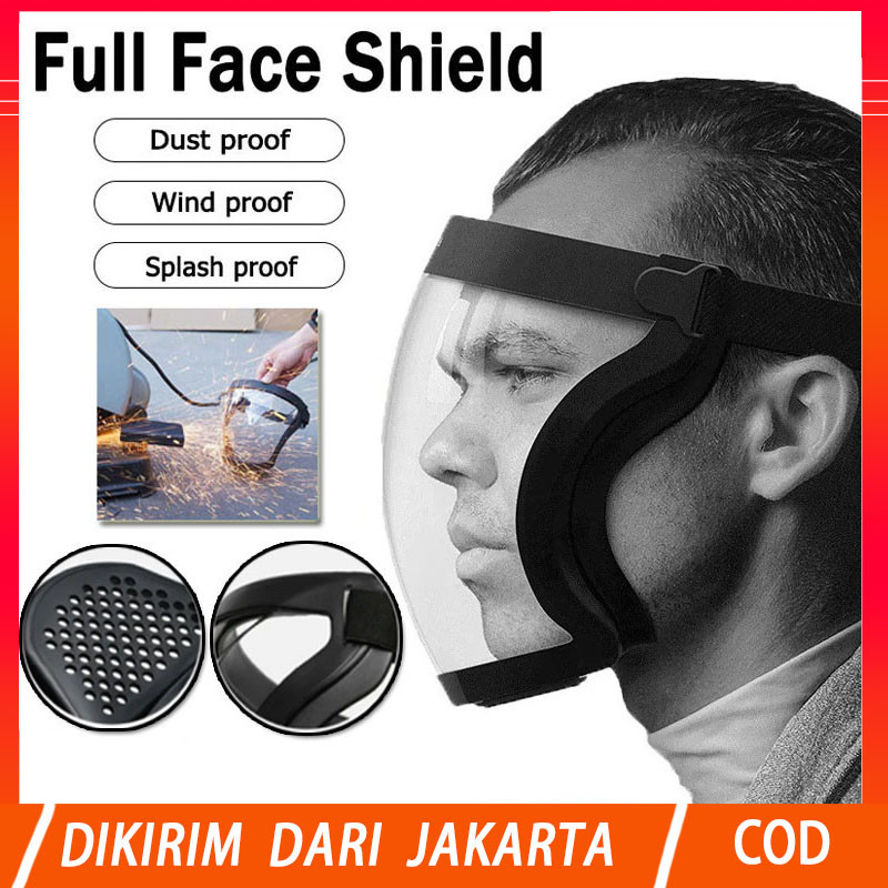 Jual 【Ready stok】 Masker FACE SHIELD Pelindung Percikan Debu Untuk ...
