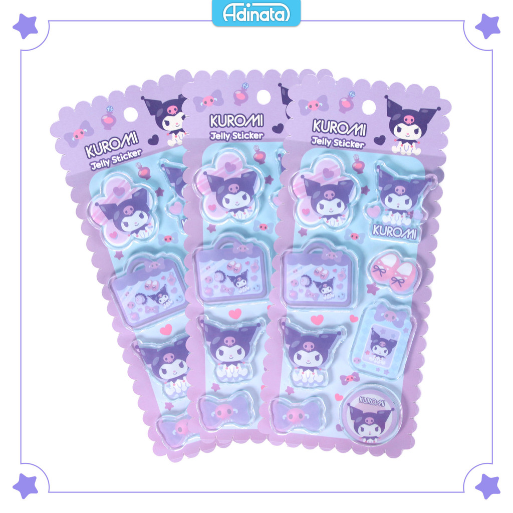 Jual Kuromi Jelly Stickers 2532-6102 - Adinata / Sticker | Shopee Indonesia