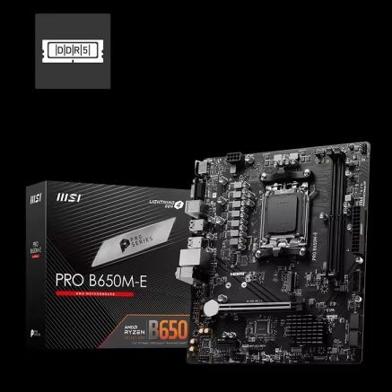 Jual MSI Mainboard PRO B650M-E Motherboard Supports AMD Ryzen 9000 / 8000 / 7000 Series Desktop ...