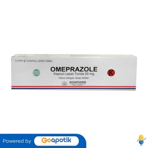 Jual Omeprazole Novapharin 20 Mg Box 30 Kapsul | Shopee Indonesia