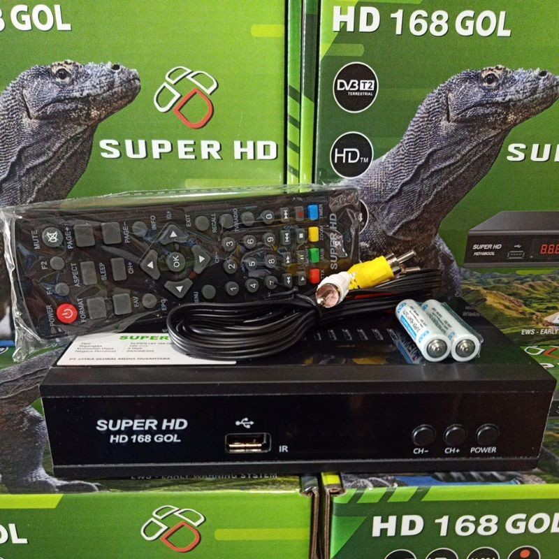 Jual PROMO Set Top Box Digital SUPER HD HD 168 GOL KOMODO KIJANG / STB ...