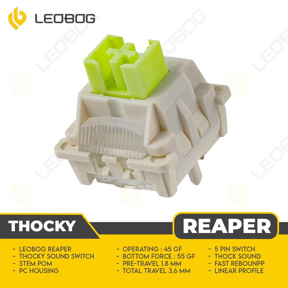 Jual Leobog Reaper Switch 45g - 5 Pin Linear - PCB Mount - Switch ...