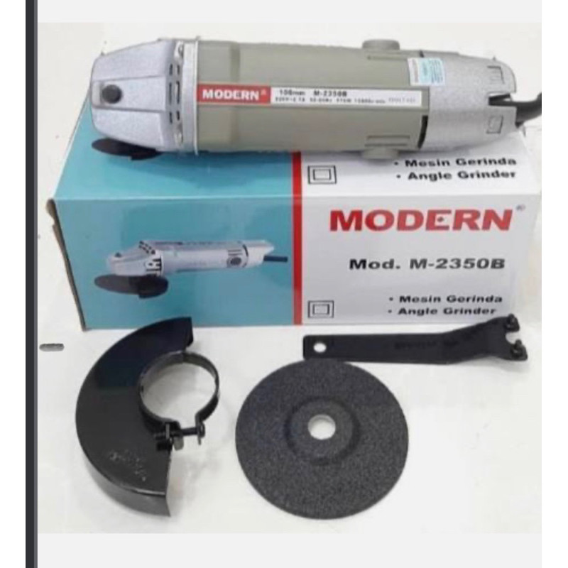 Jual GRENDA GERINDA MODERN ANGLE GRINDER 4 INCH | Shopee Indonesia