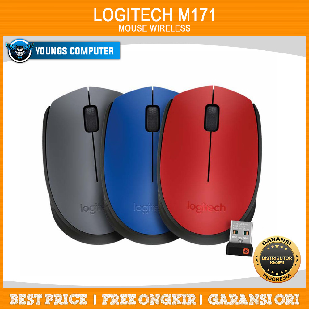 Jual Logitech M171 Mouse Wireless untuk Windows, Mac, ChromeOS | Shopee ...
