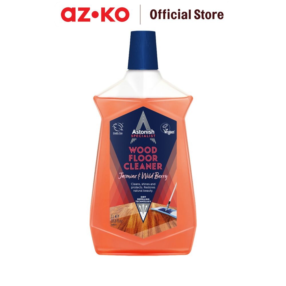 Jual AZKO Astonish 1 ltr Pembersih Lantai Kayu Jasmine & Wild Berry ...