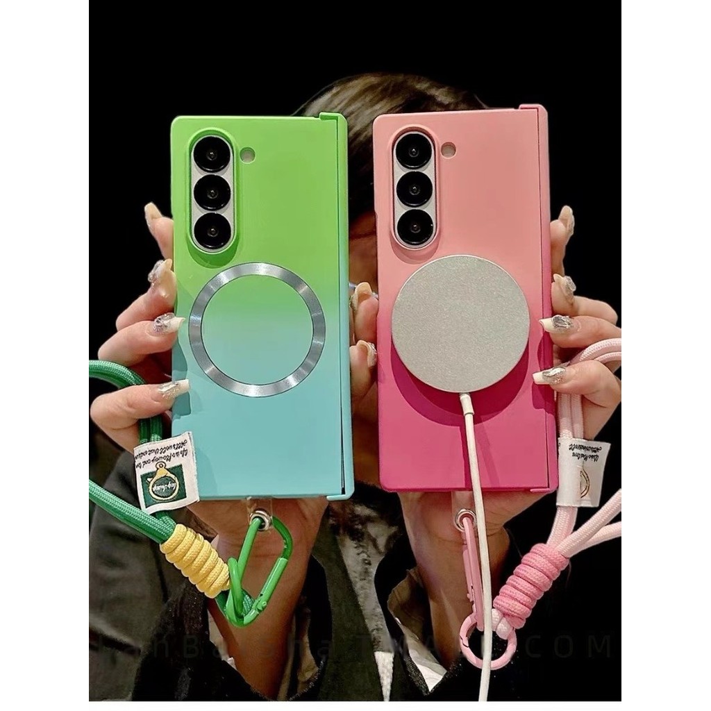 Jual 【casing.bd】Gradient Hinge Folding Case Suitable for Samsung Galaxy ...