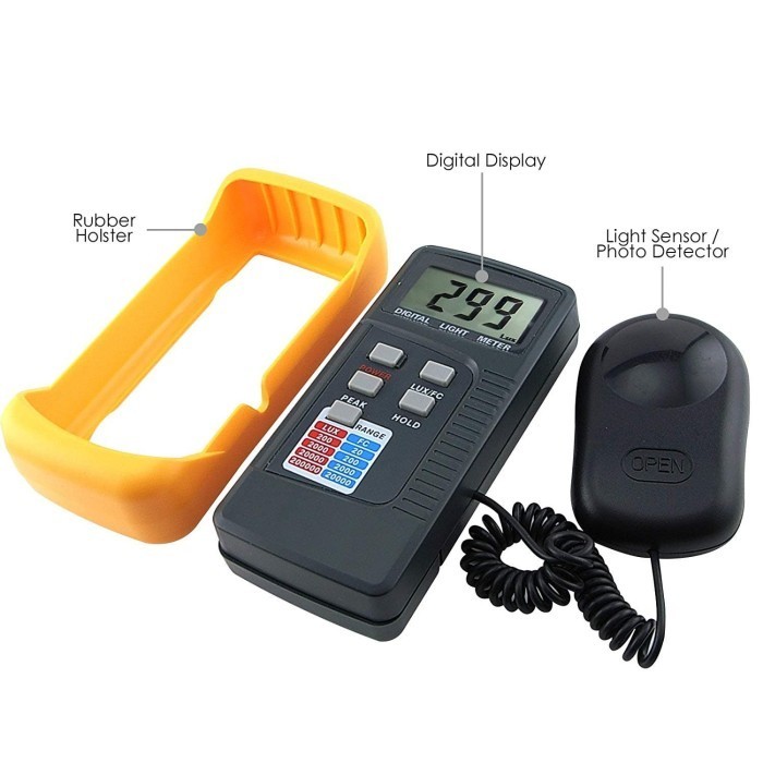 Jual Lux Tester Light Meter LX1330B Cahaya Luxmeter Luminometer LX ...