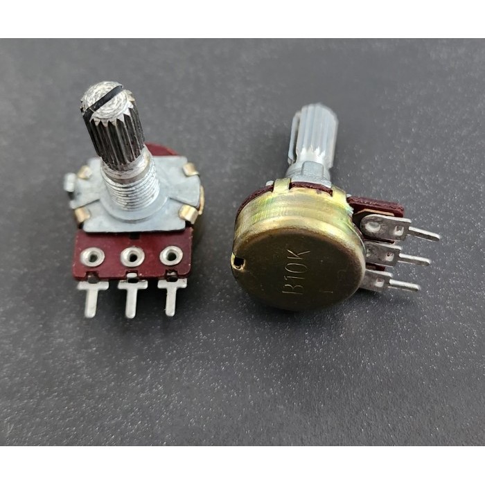 Jual GS099 Potensio 10K Mono Panjang Tuas Spindle 2cm | Shopee Indonesia