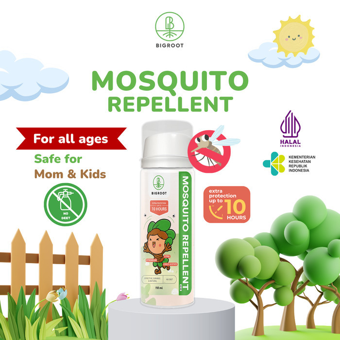 Jual Bigroot care Mosquito Repellent Bayi Spray Anti Nyamuk Aman untuk ...