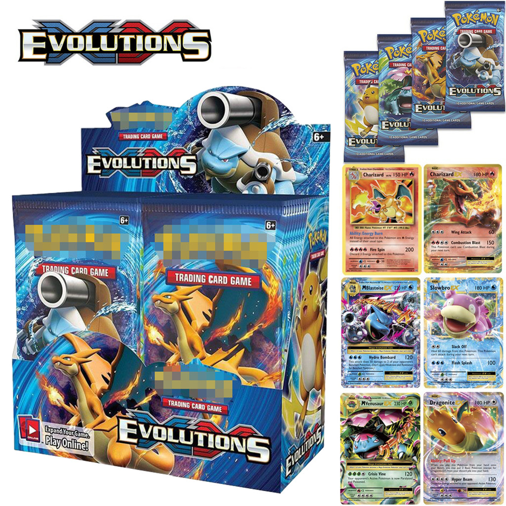 Jual Pokemon card booster pack kartu pokemon 1 box 360pcs Pokemon Card ...