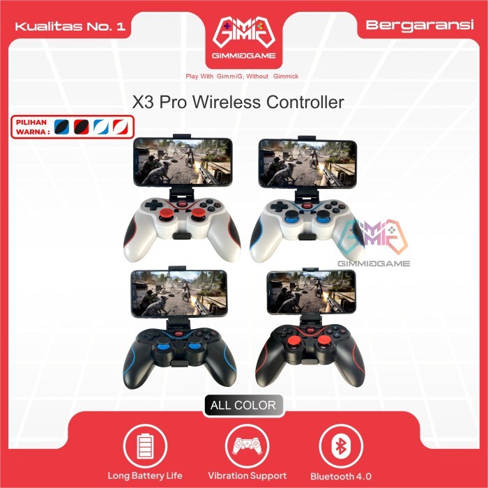 Jual Stik Stick Wireless Pro Controller Gamepad Bluetooth HP PC Laptop ...