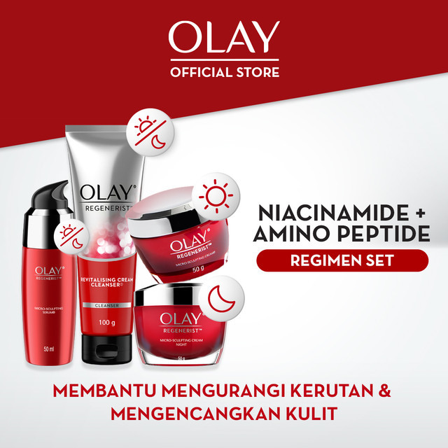 Jual Olay Regenerist Set Lengkap Niacinamide Anti Aging Skincare Tandem ...