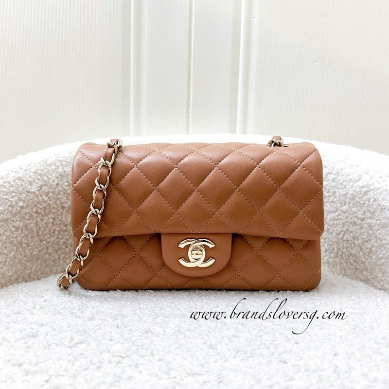 Jual (Reserved for Ms S) Chanel Classic Mini Rectangle Flap in 21P ...