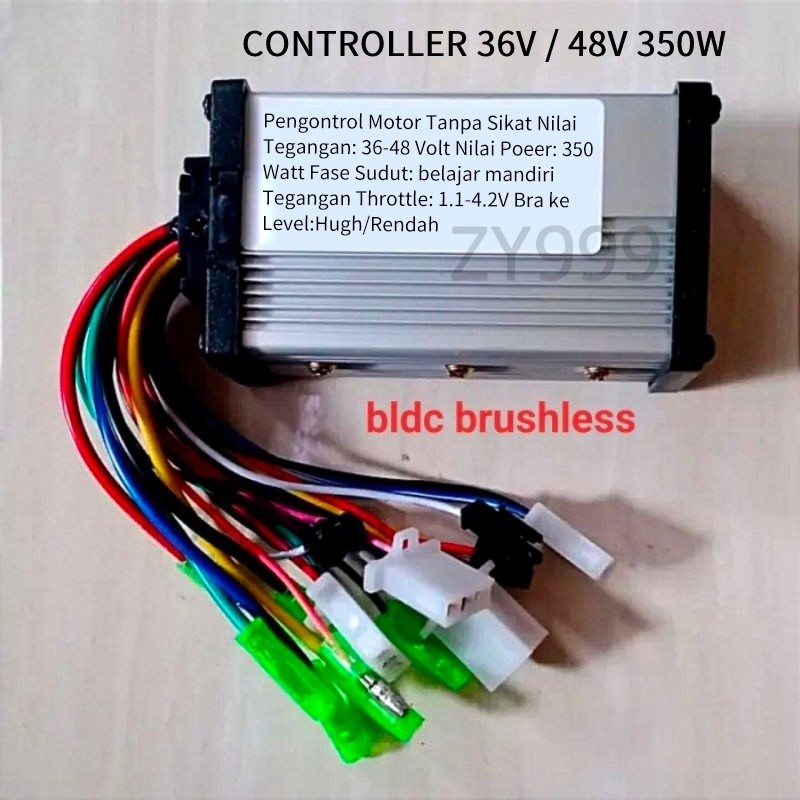 Jual Controller Sepeda Listrik Exotic 36v 48v Controller Bldc 350w ...