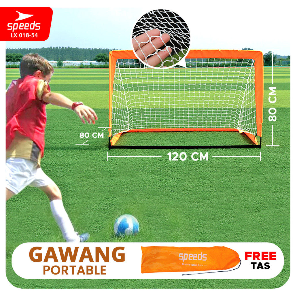 Jual SPEEDS Gawang Jaring Lipat Outdoor Sport Latihan Sepak Bola Goal ...