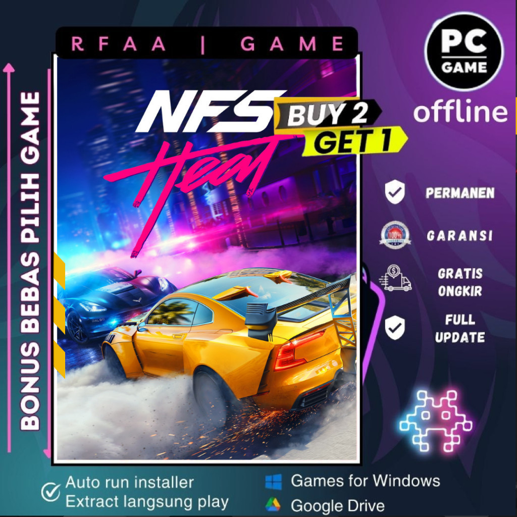 Jual NFS HEAT - GAME PC / GAME LAPTOP | GAME PC - LAPTOP - DL | Shopee ...