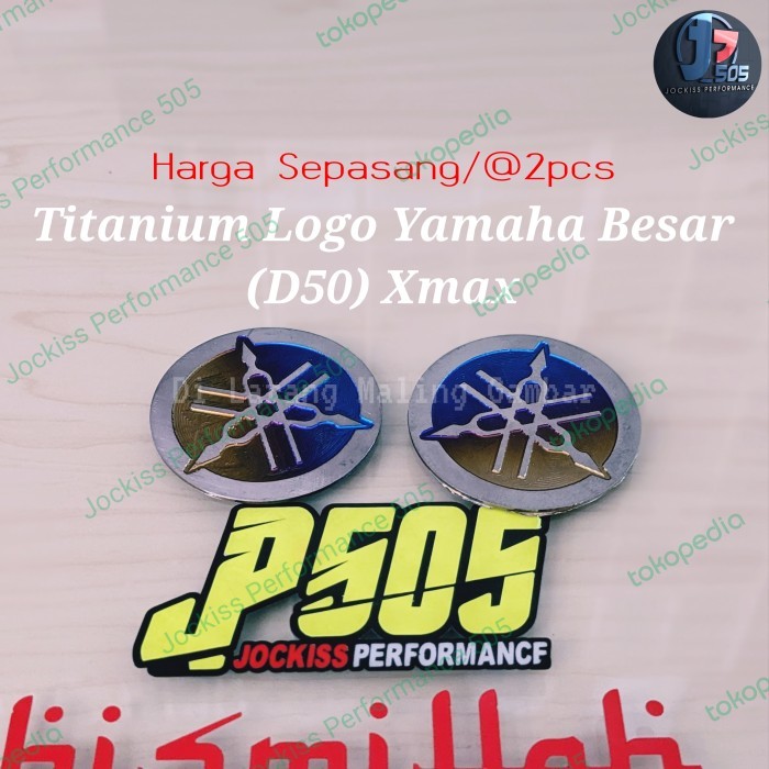 Jual Logo Titanium Gr5 Emem Xmax - Logo Kecil/Stan | Shopee Indonesia