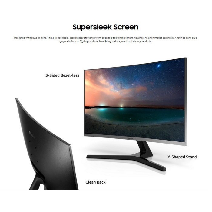 Jual SAMSUNG 32" inch LC32R500FDE FHD LED Curved Monitor LC32R500 ...