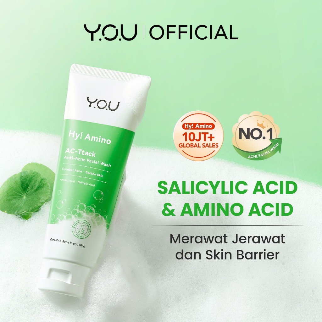 Jual Face Wash YOU | YOU Hy Amino AC-Ttack Anti-Acne Facial Wash ...