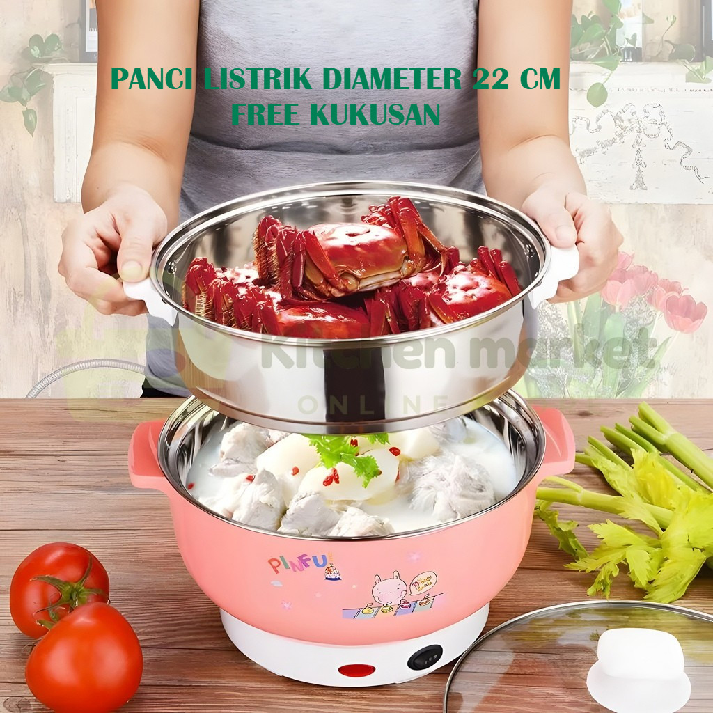 Jual SURIA PANCI LISTRIK PINFU MULTIFUNGSI PANCI ELEKTRIK SERBAGUNA 22 ...